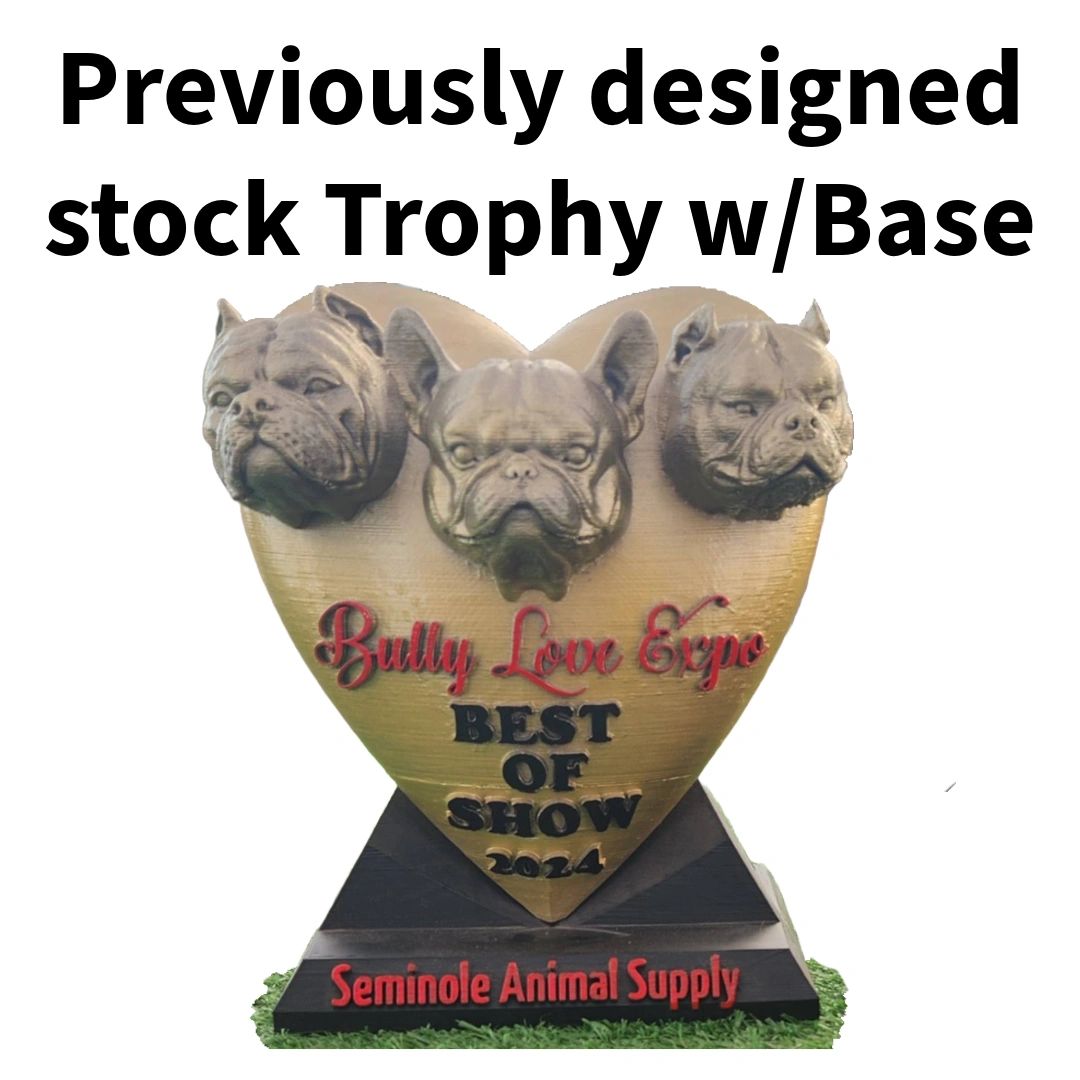 Show Trophies with platform (Already designed)