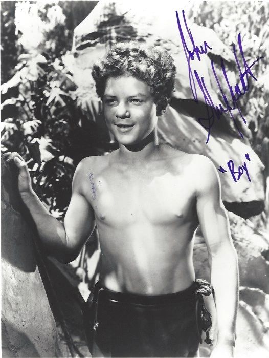 [Child Actor] Tarzan Character Boy -- Johnny Sheffield -- Three Signed ...