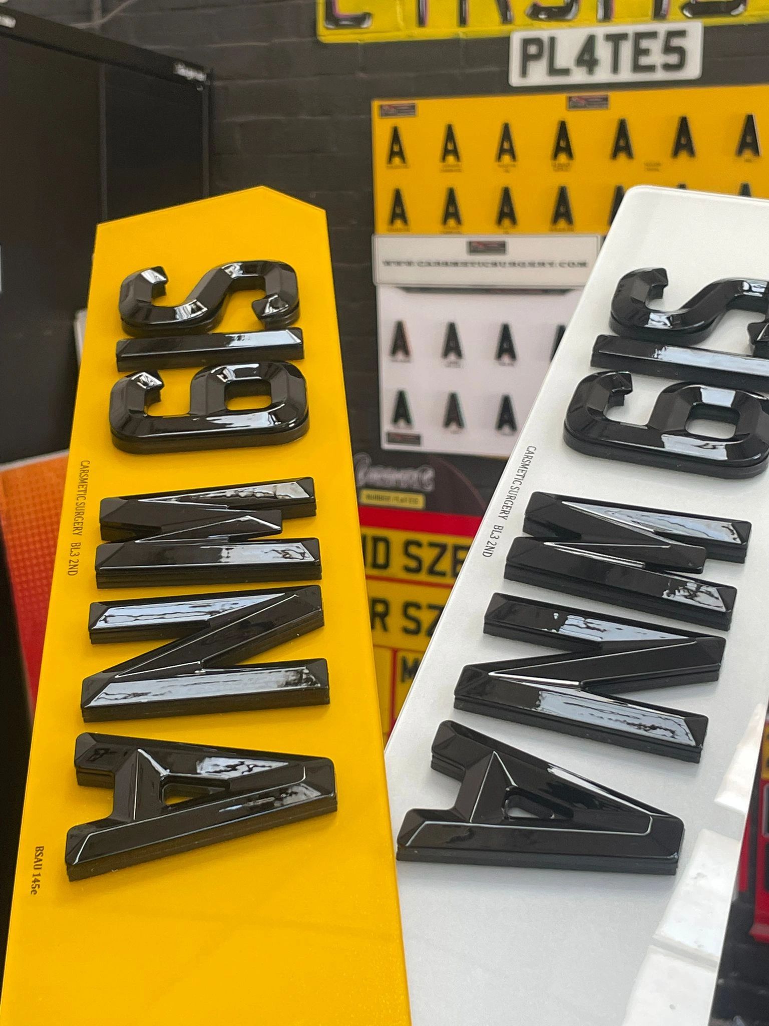 Carsmetic: 3D & 4D Number Plates, Expert Vehicle Wrapping & Tinting ...