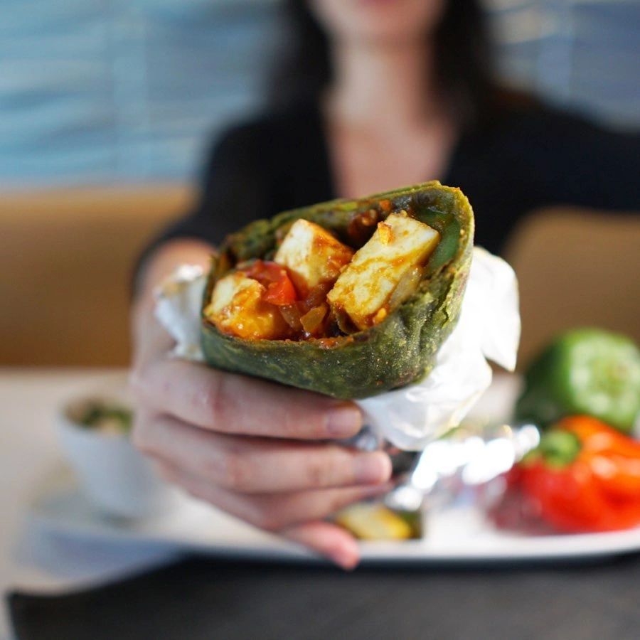 Chilli Paneer Wrap
