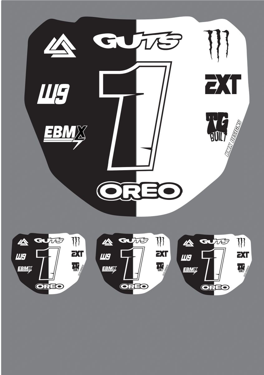 Odi Plate Decal - OREO