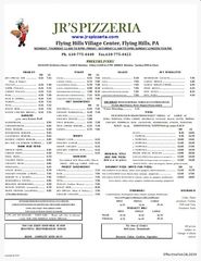 JR's Pizzeria & Catering | JR's Pizzeria & Catering