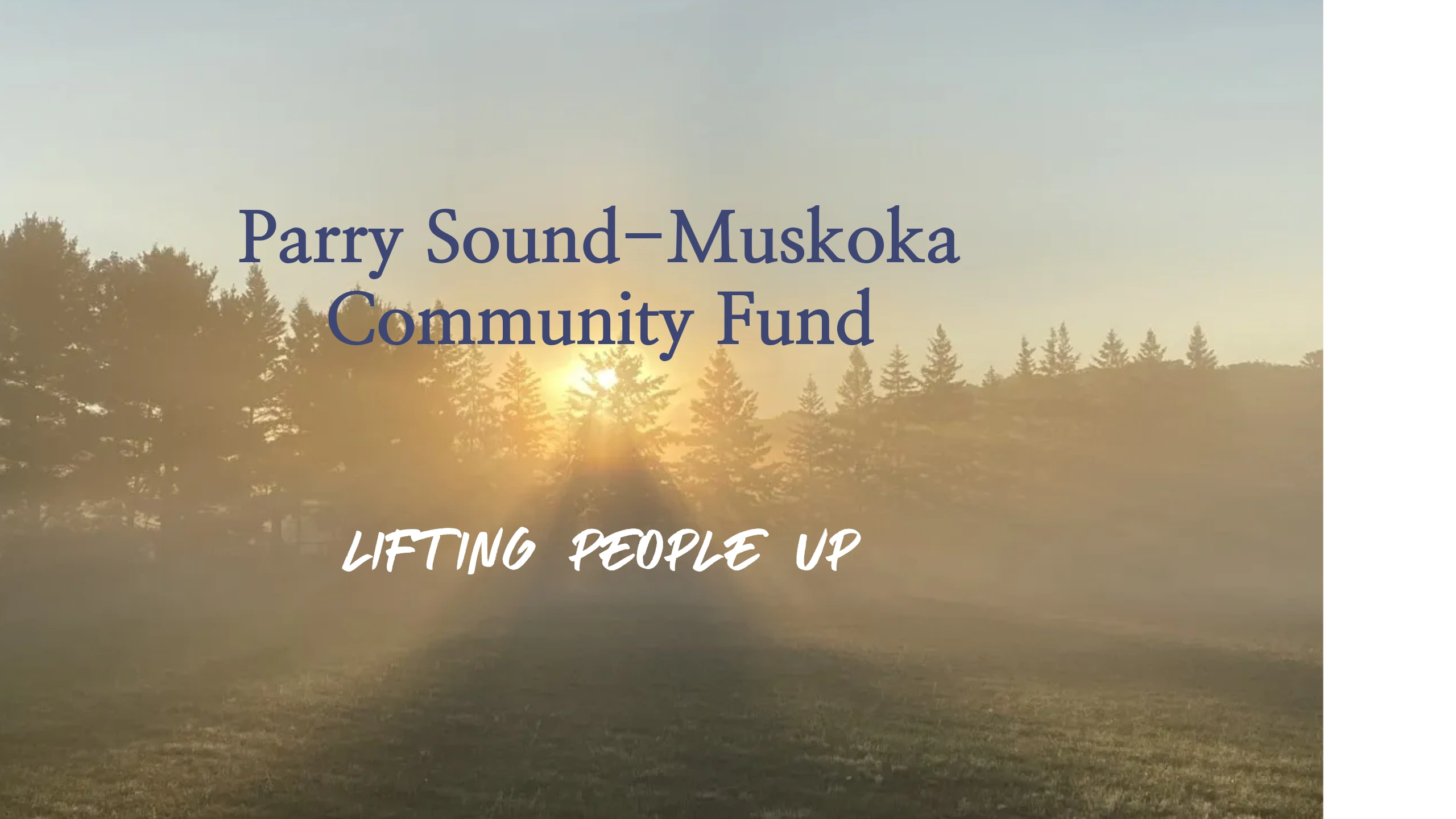 Parry Sound-Muskoka Community Fund