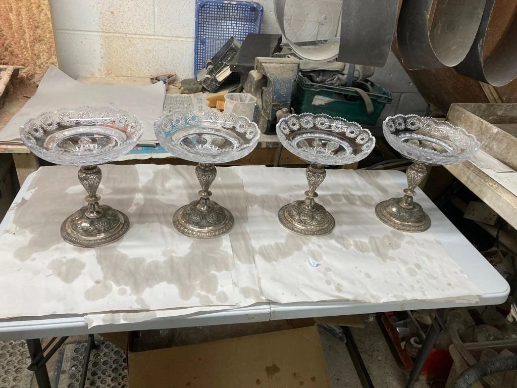 Blue Crystal Glass - Antique and Modern Glass Restoration