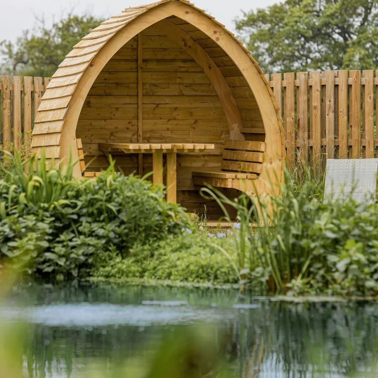 Wood Wizards - Party Pods, Outside Seating