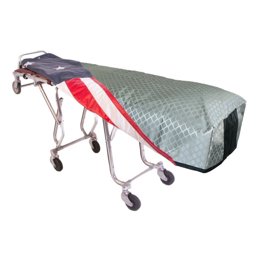 Patriot Reversible Cot Cover | Beckington Silver