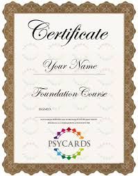 Certified Psycards Reader Certificate