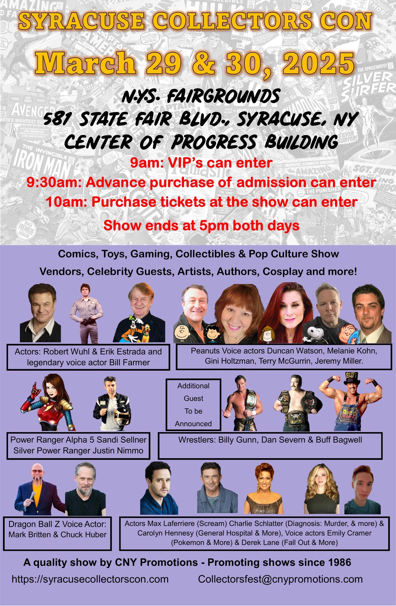 Syracuse Collectors Con - Cosplay Contest, Toys and Collectables