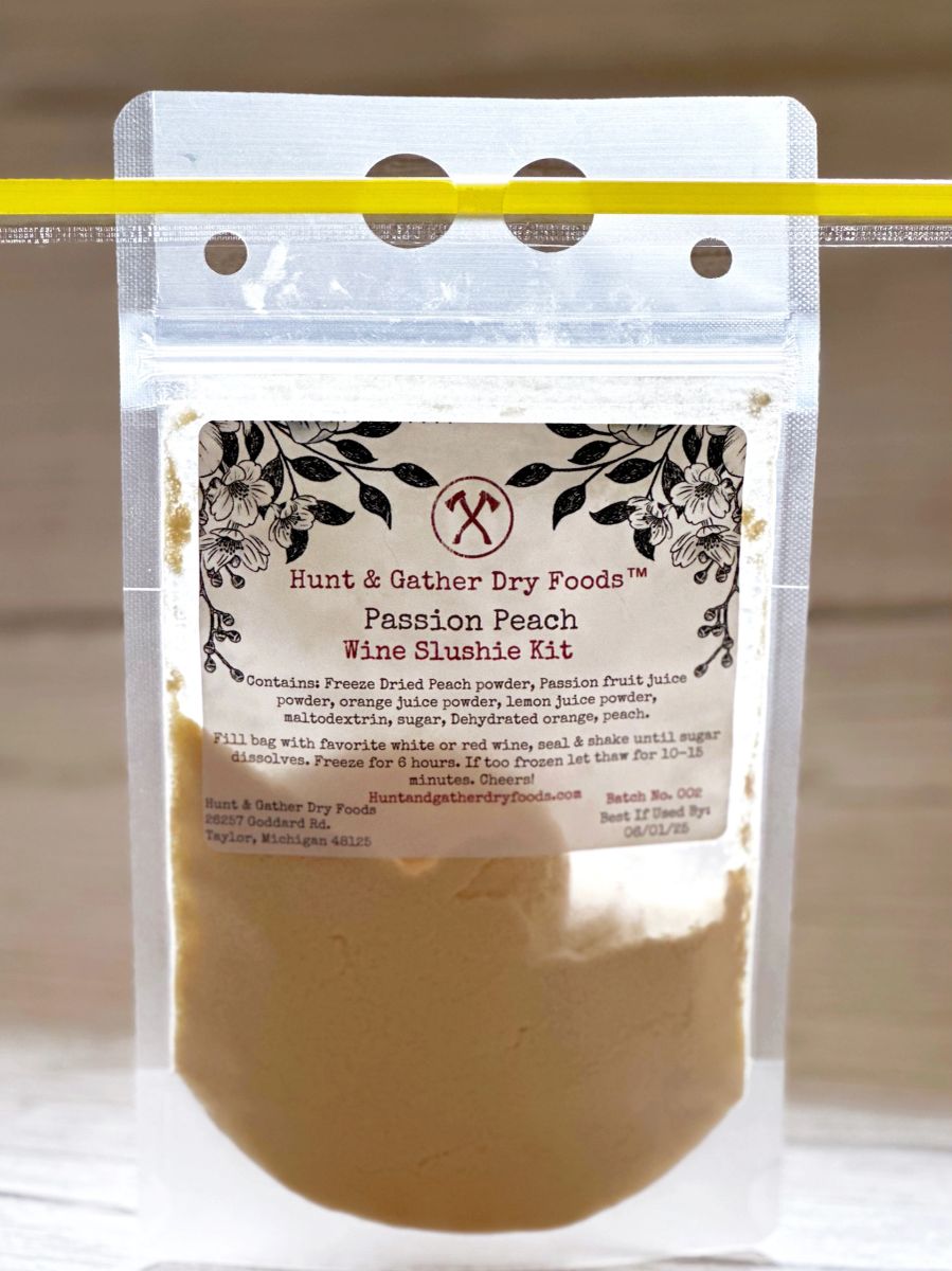 Passion Peach Wine Slushy Kit