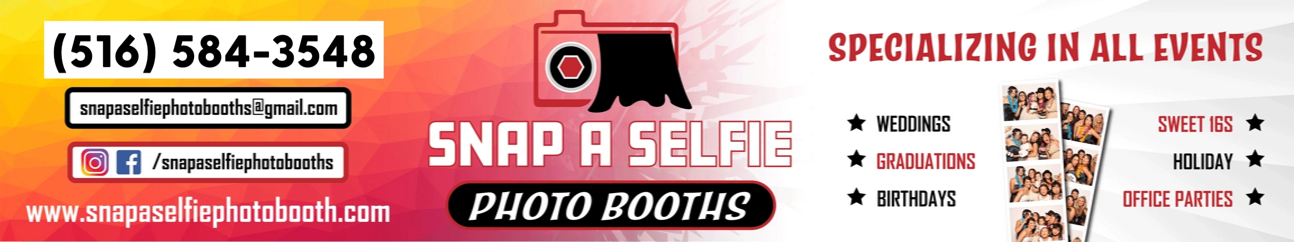 Snap a Selfie Photo Booth - Photo Booth Rental, Photo Booth Parties