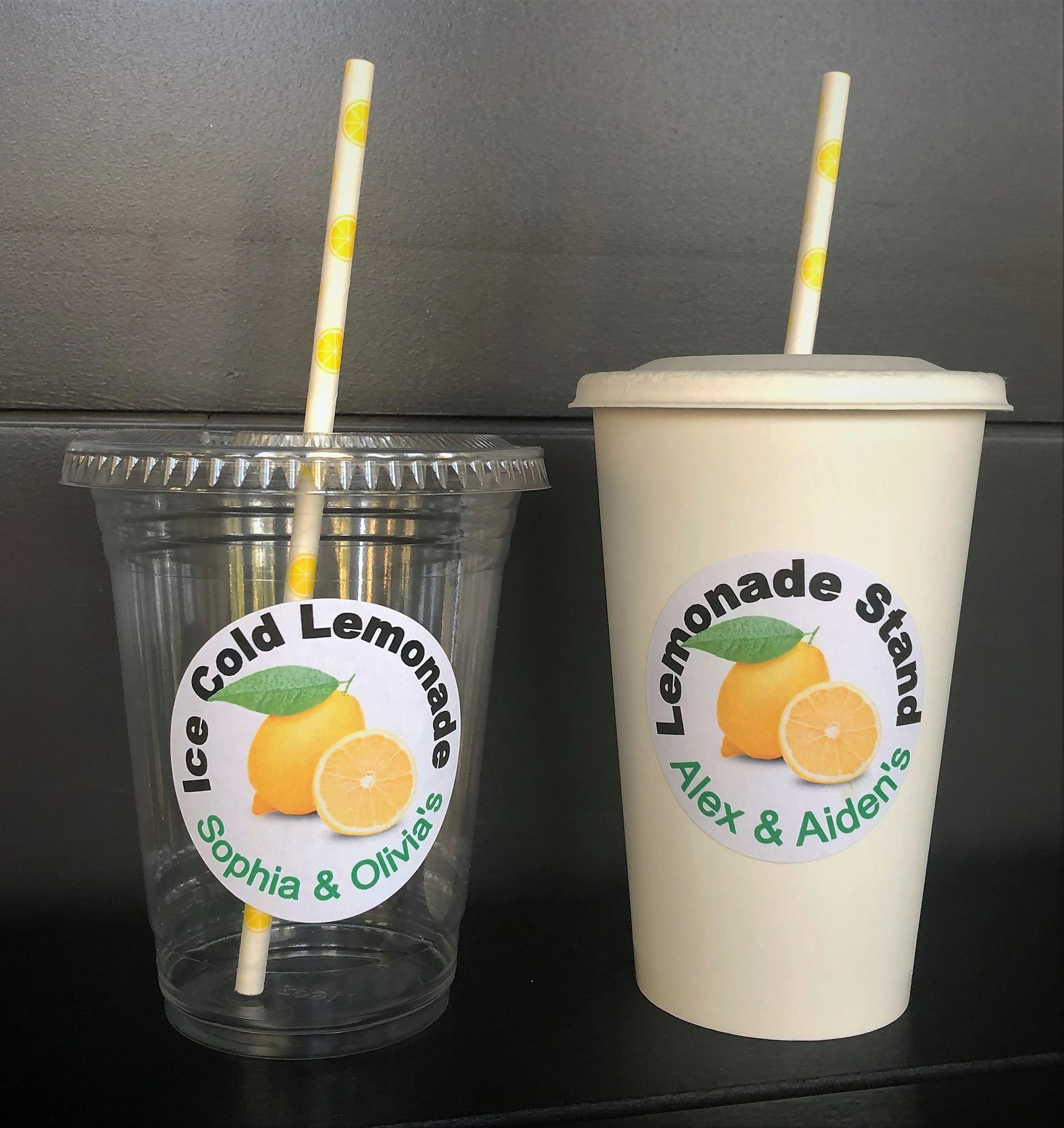 Lemonade Stand Logo Stickers!