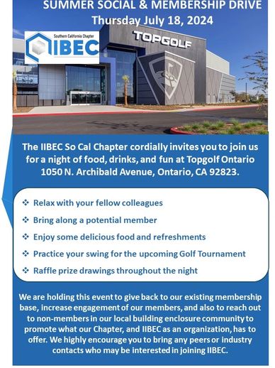 IIBEC So Cal Chapter