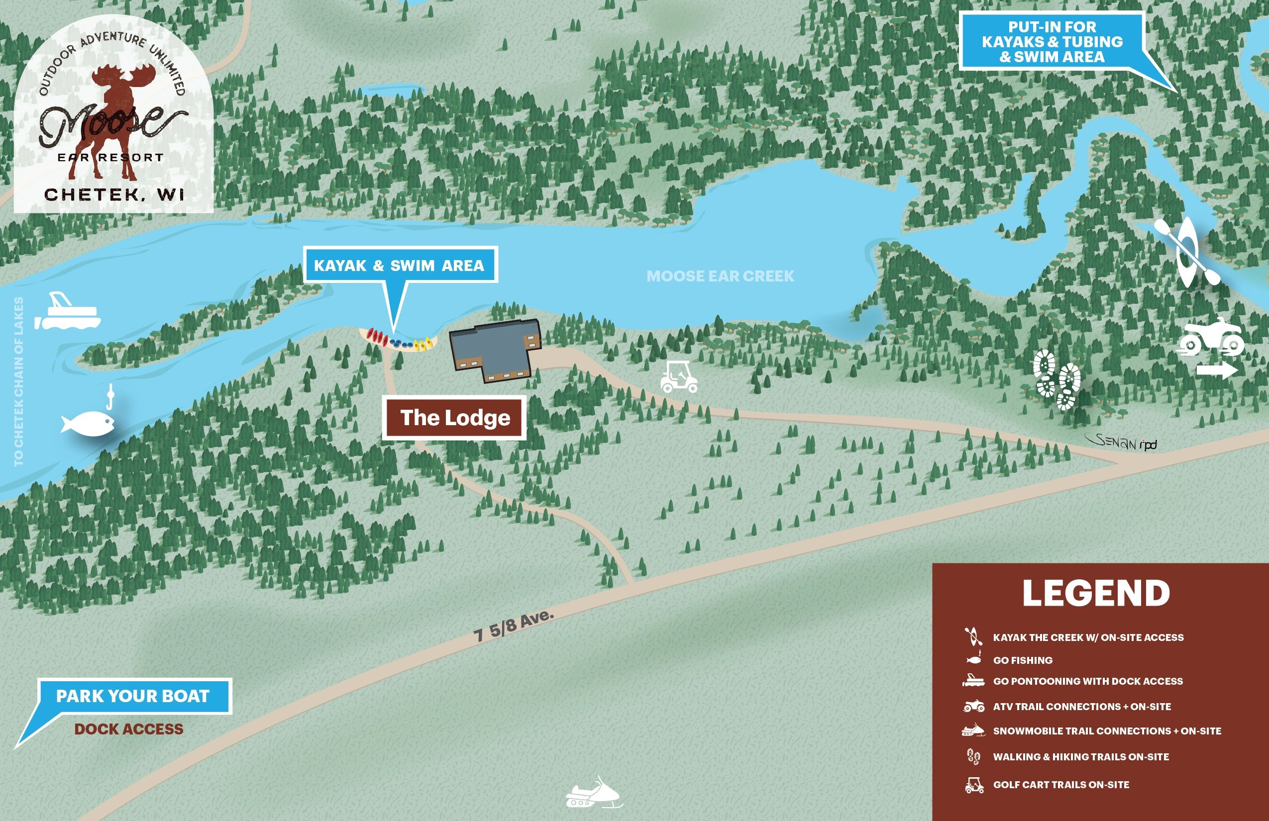 Experience the best Lodges, Cabins and Camping in Chetek at Moose Ear ...