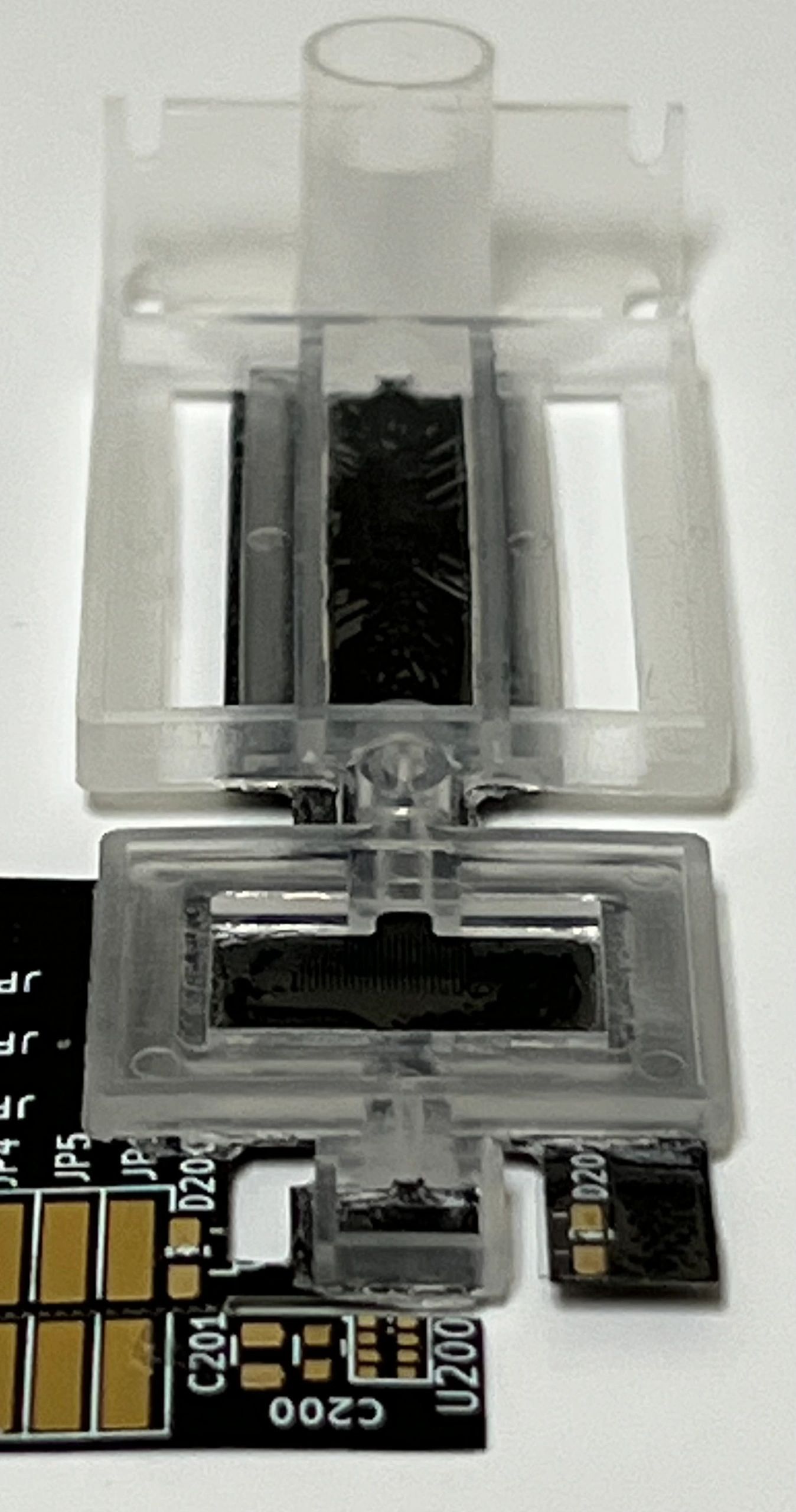 Electronic Flow Control in Microfluidic Devices