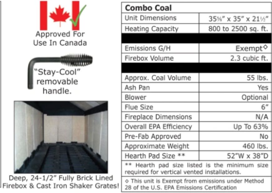Coal Stoves | Buck Stove, New Buck Corp