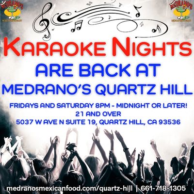 Medrano's Mexican Restaurant Quartz Hill