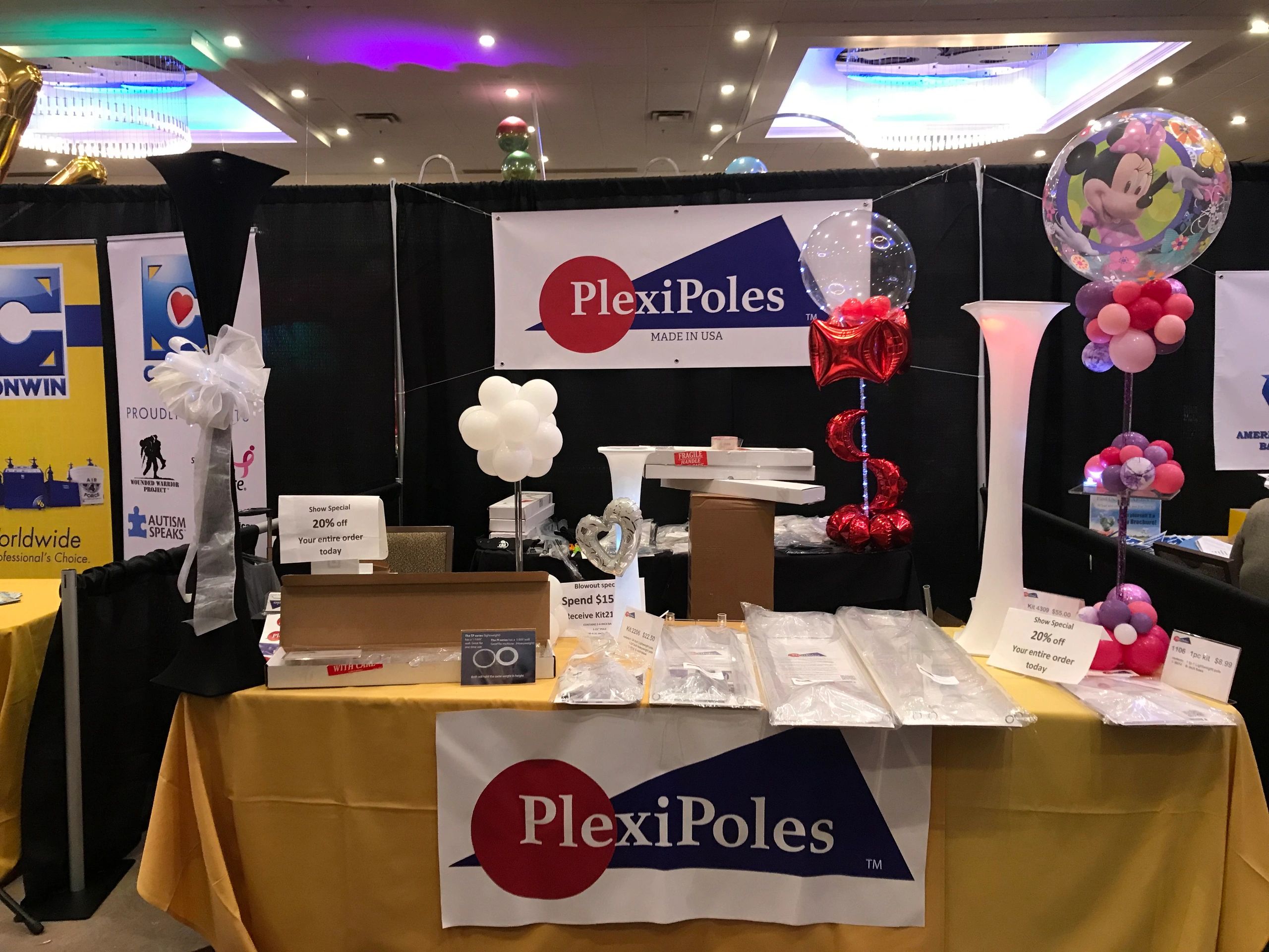 Plexipoles - Acrylic Bases and Poles for Centerpiece Construction ...