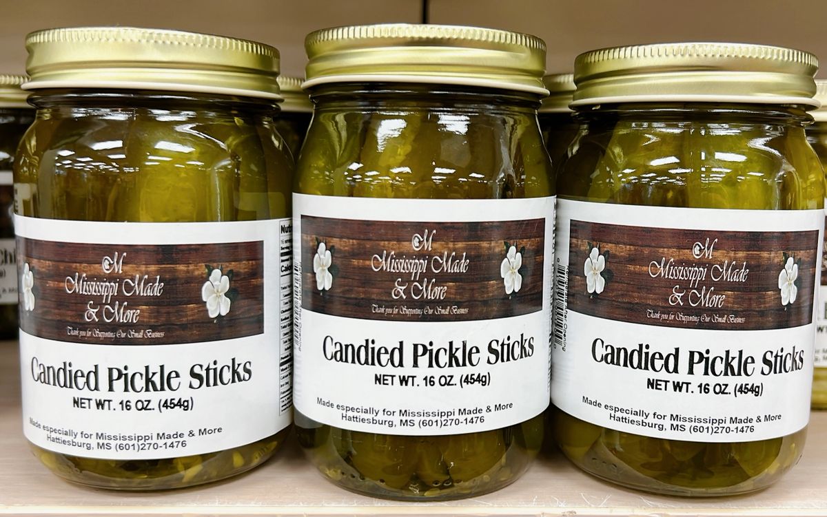 Candied Pickle Sticks