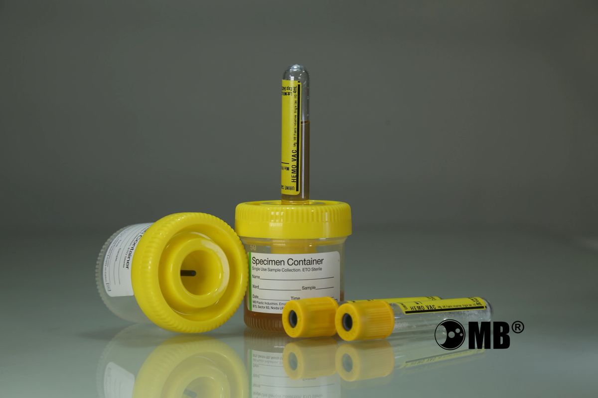 Vacuum Specimen Container with Preservative Tube (100 Units - Tube ...