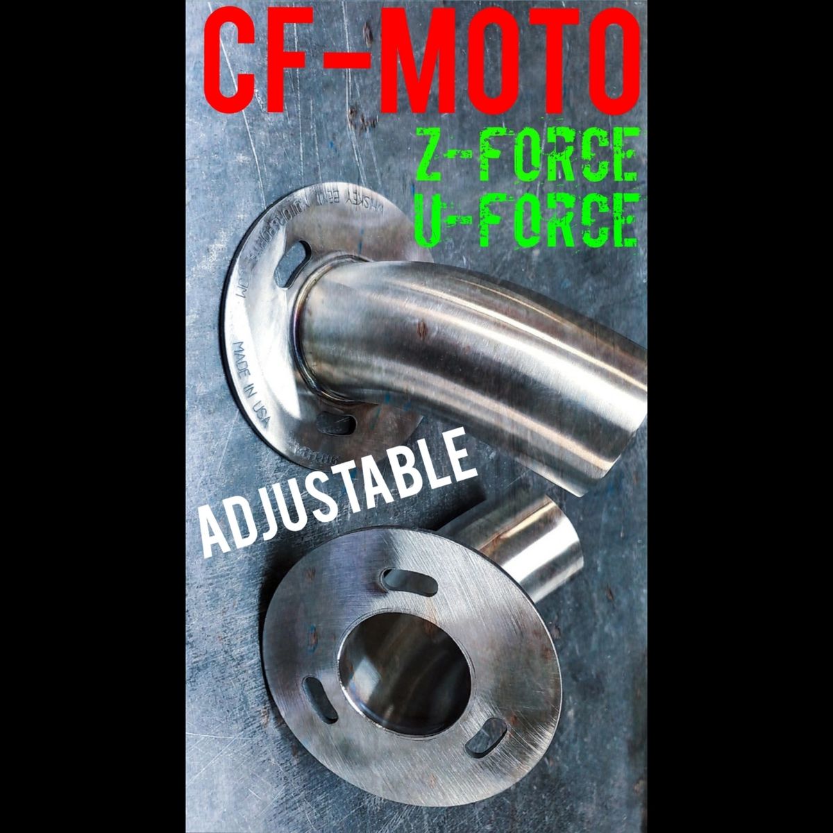 Z-FORCE U-FORCE ADJUSTABLE EXHAUST TIP