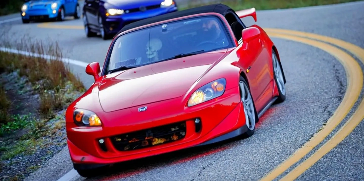 Honda S2000 Fog Mounts - Vented
