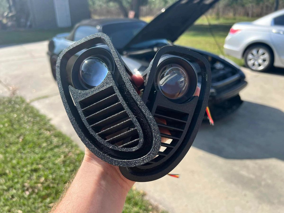 Honda S2000 Fog Mounts - Vented