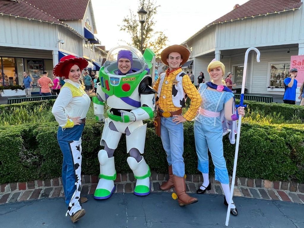Storybook Characters at the Beach
