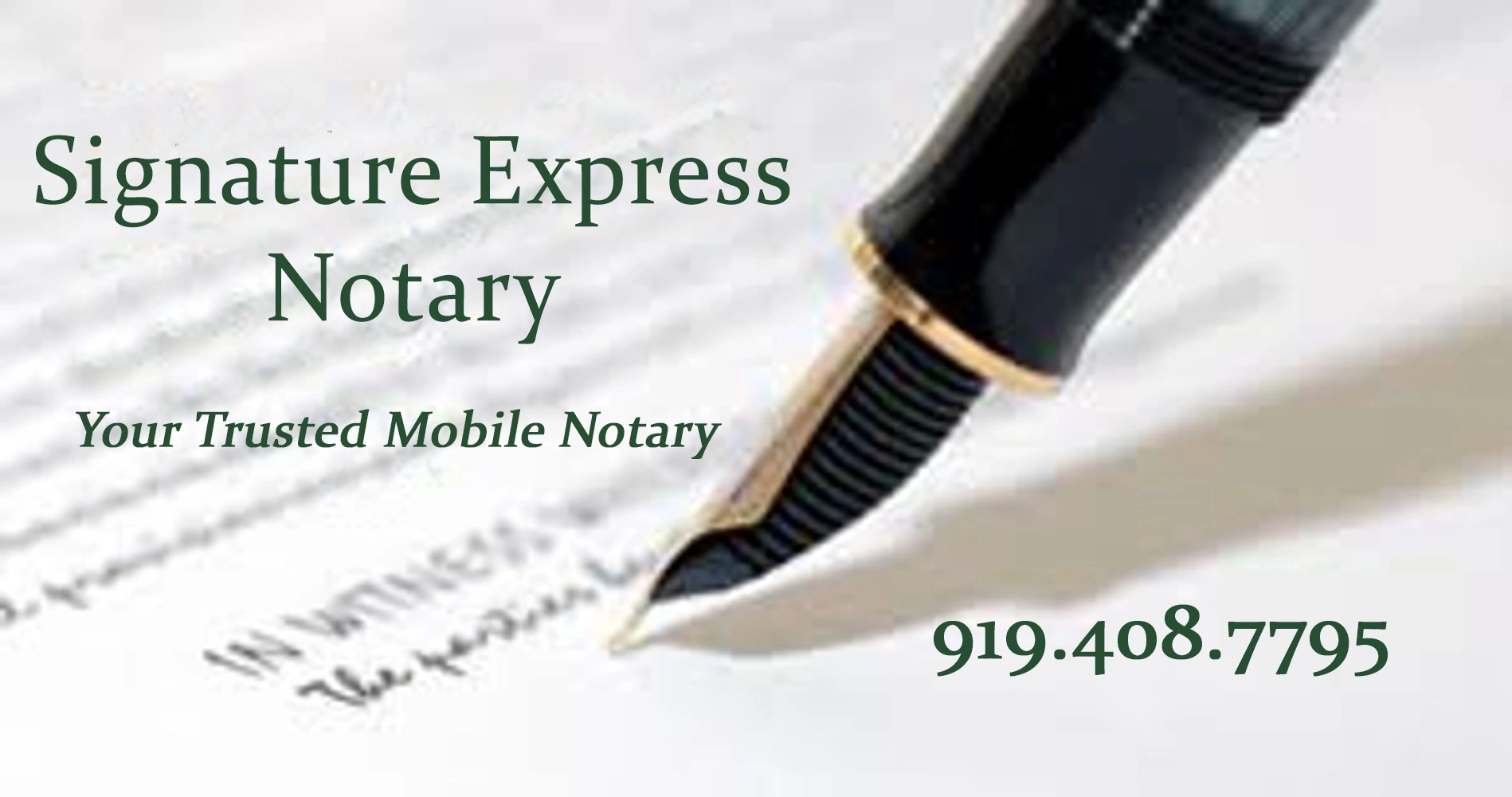 Mobile Notary Services | Signature Express Notary LLC