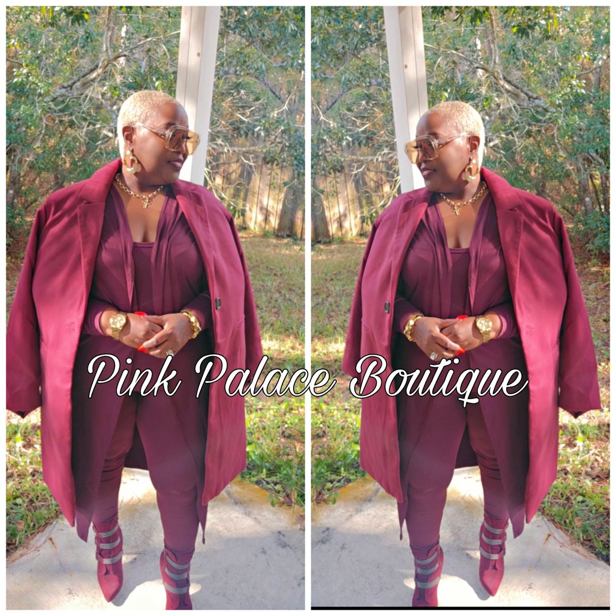 Pick Me Up Wine Color Coat