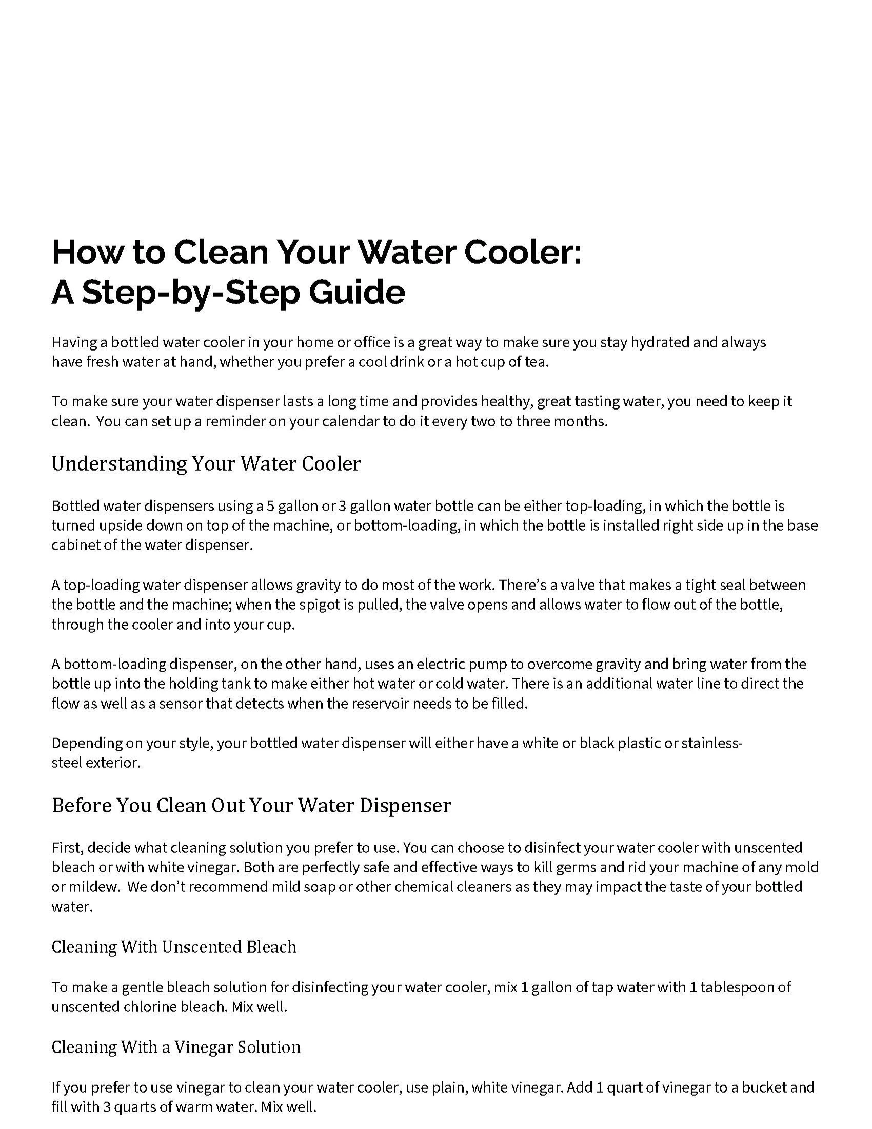 How to Clean Your Cooler