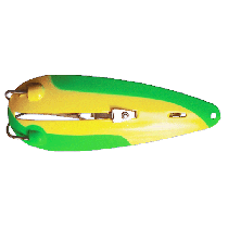 Green & Yellow Weedless Fishing Lure