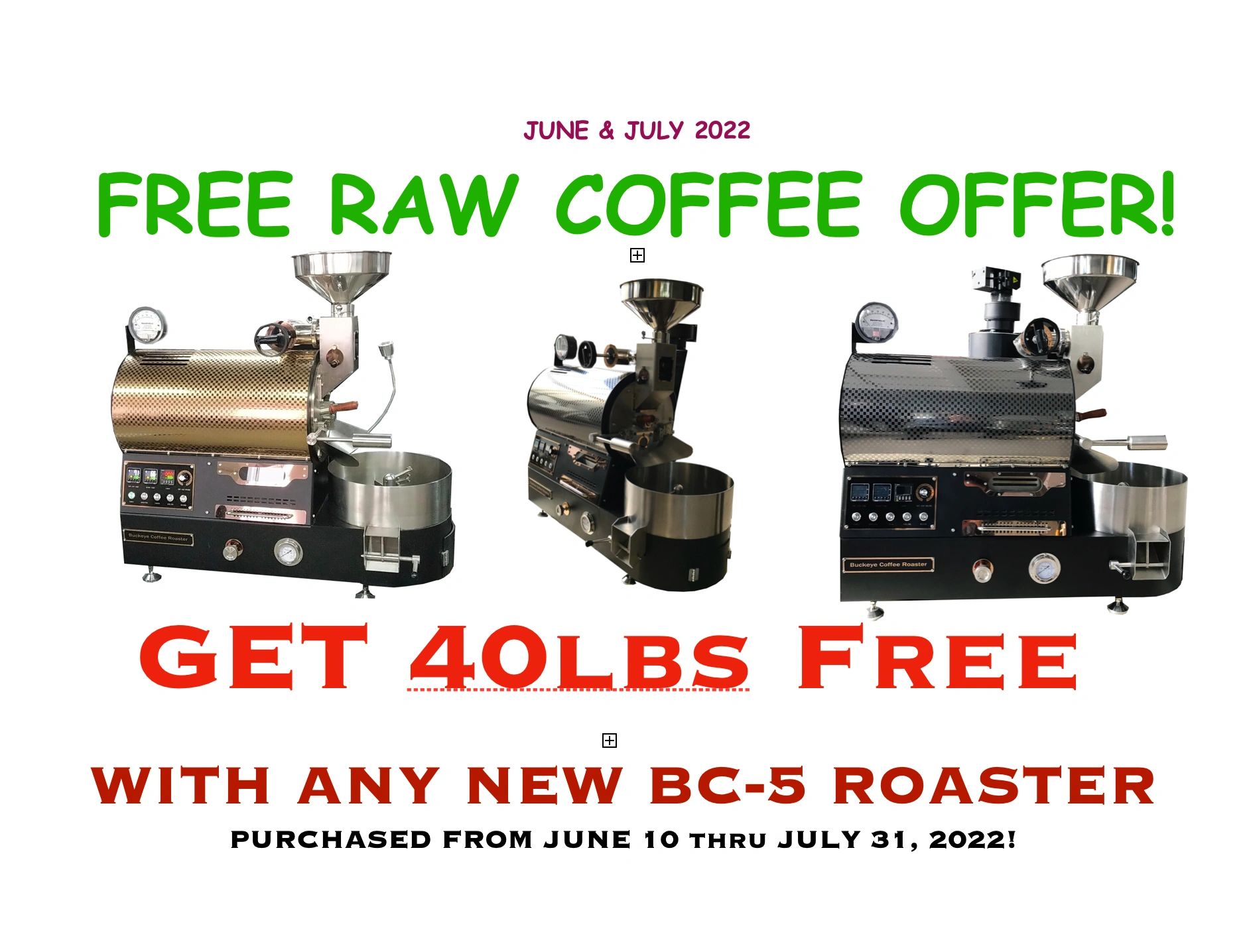 BC ROASTERS - Coffee Roasters, Industrial Equipment, Coffee