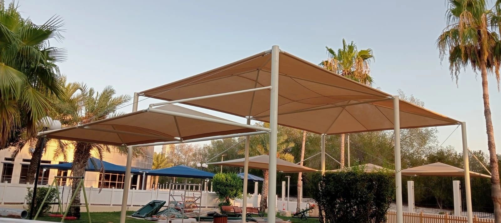 Our Products | Car Parking Shades, Pergolas & More in Qatar | Span Shades