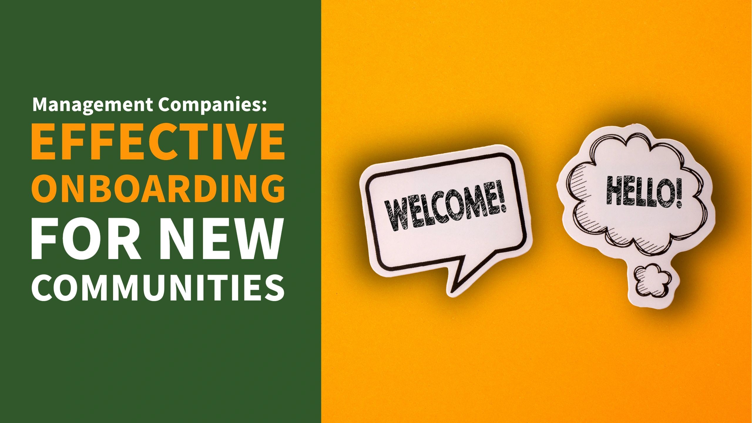 Designing an Effective HOA New Community Onboarding Process