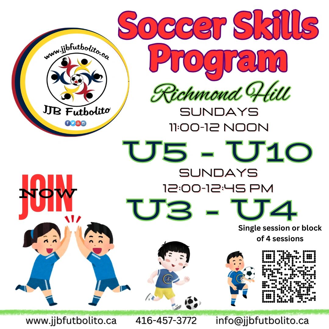 JJB Futbolito -Soccer programs in Richmond Hill - Soccer Ball Skills ...