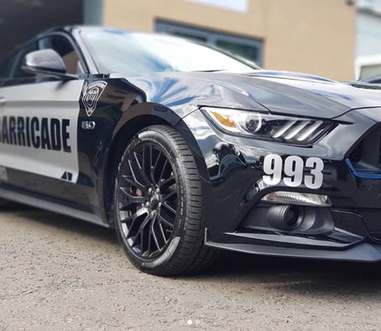 Ford Mustang GT Barricade Wrap