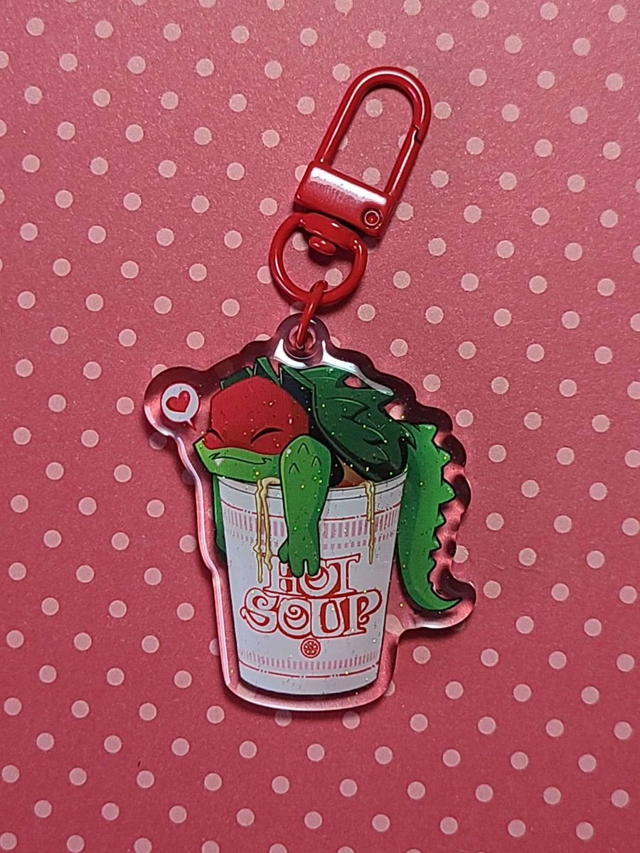 Red Turtle Soup Charm