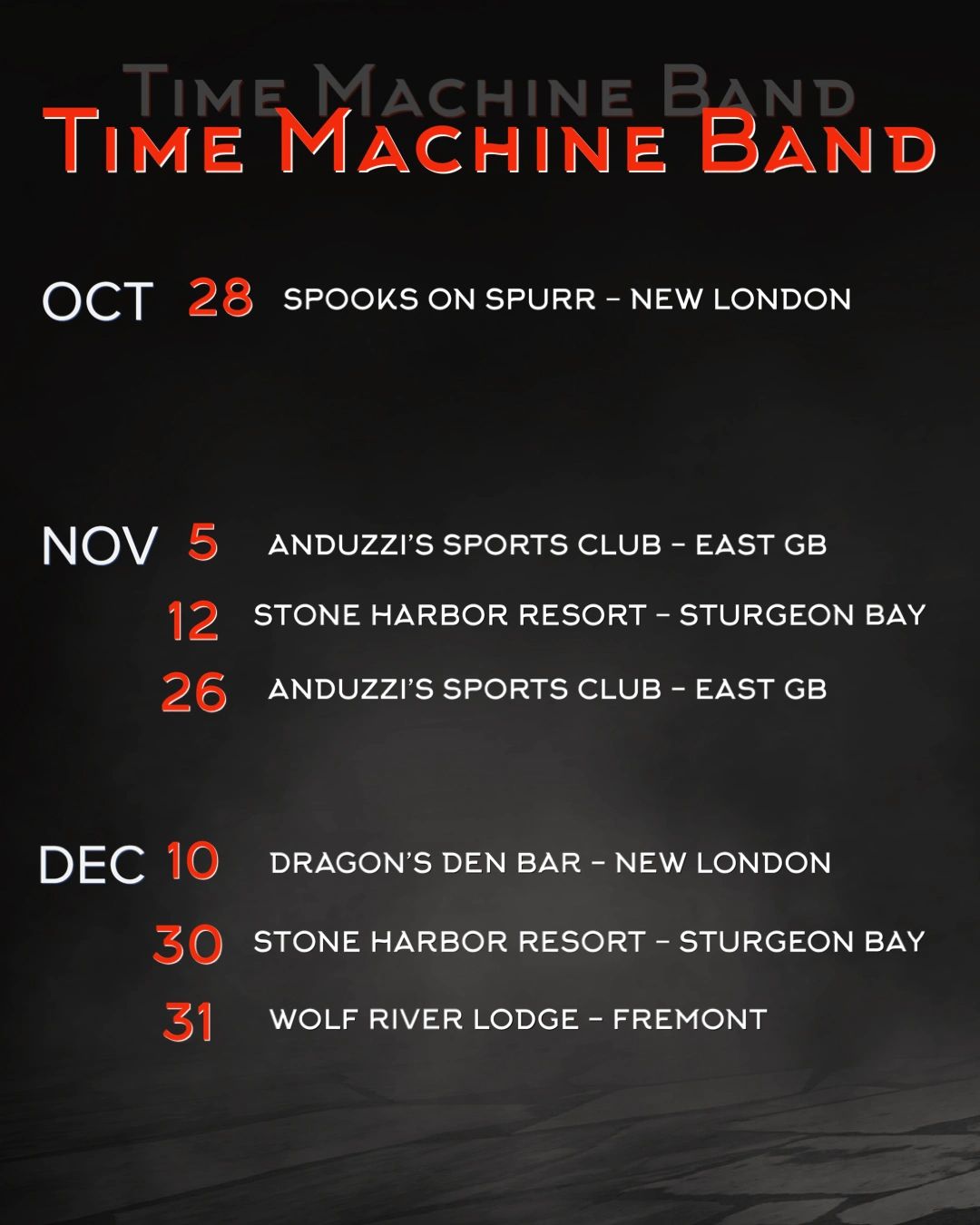 Cover Band, Band, Live Music - The Time Machine - Appleton, Wisconsin