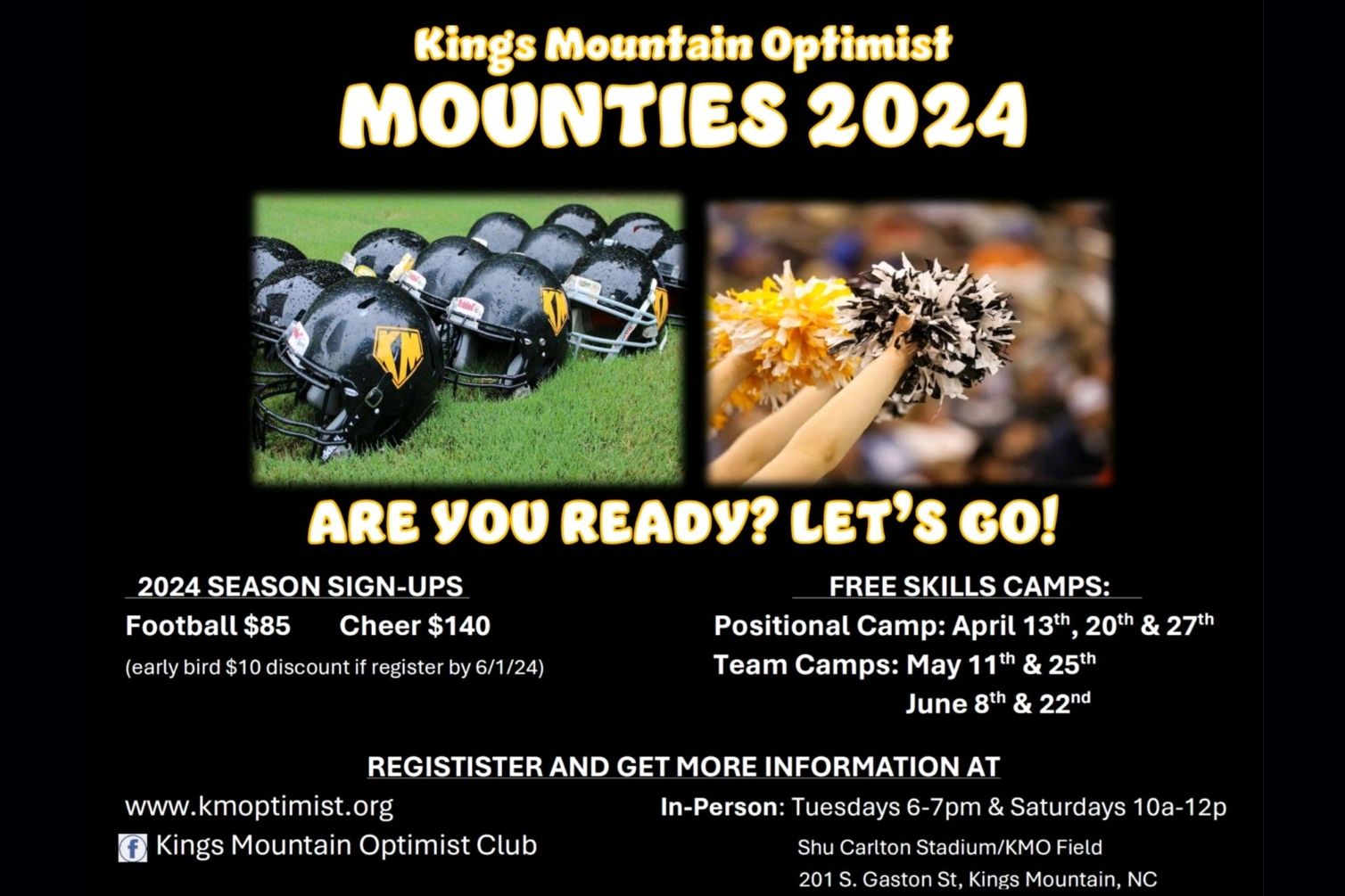 Youth Football and Cheerleading - Kings Mountain Optimist