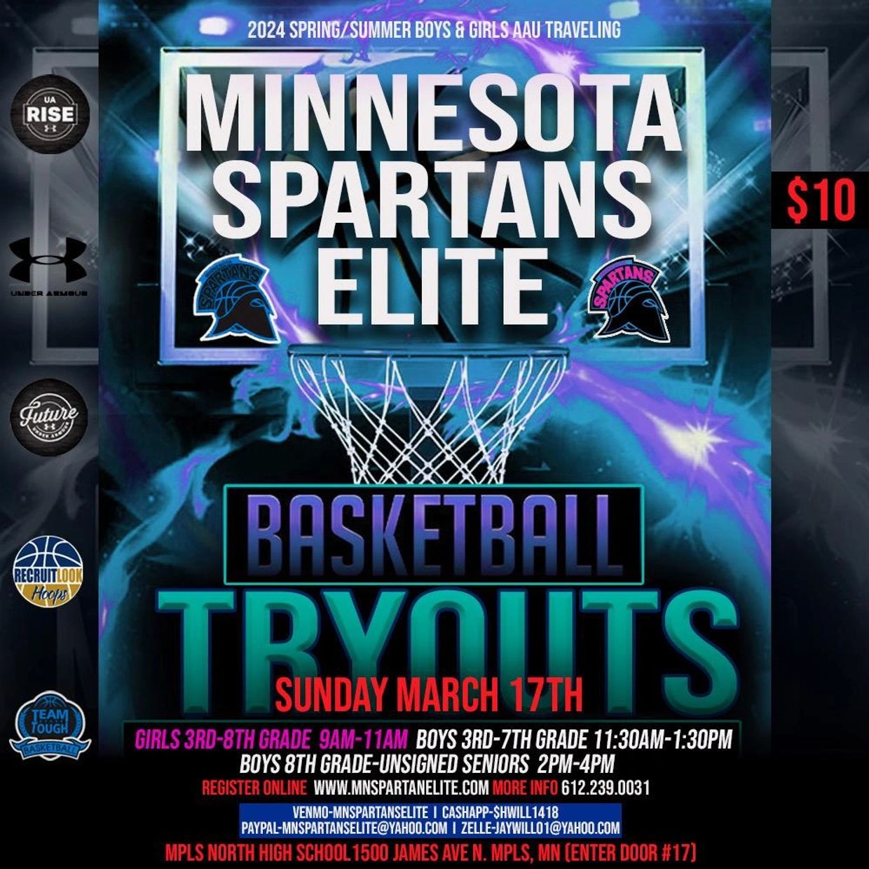 MN SPARTANS ELITE - Youth Basketball, Aau Minnesota Basketball