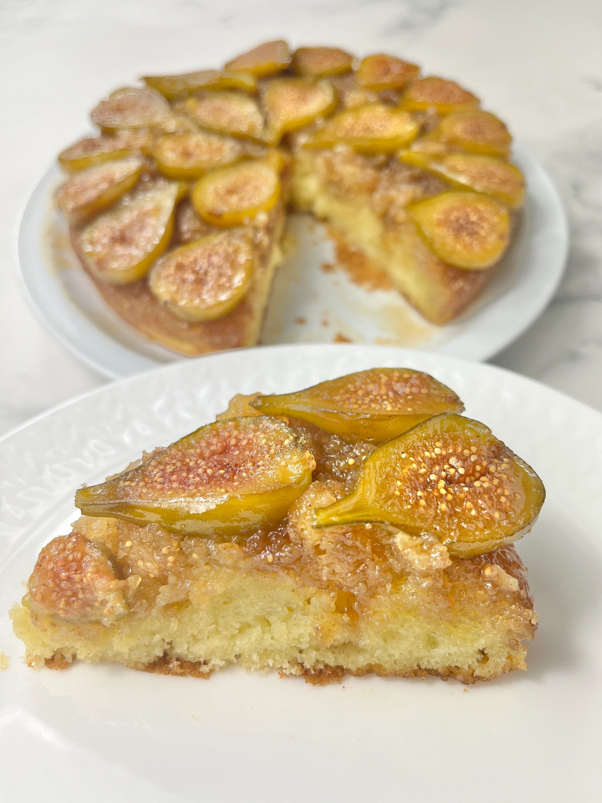 Upside Down Fig Cake