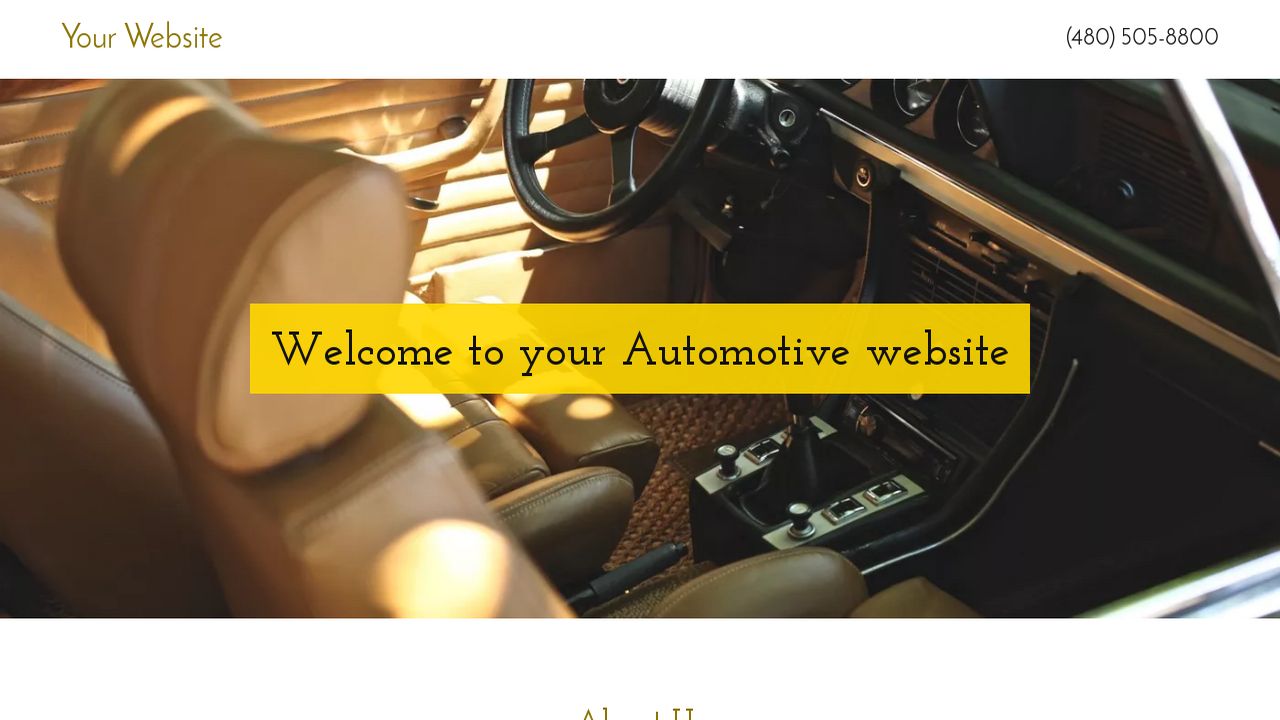 Automotive Website Templates | GoDaddy