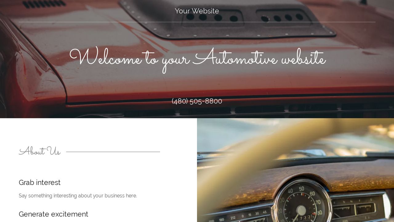 Automotive Website Templates | GoDaddy