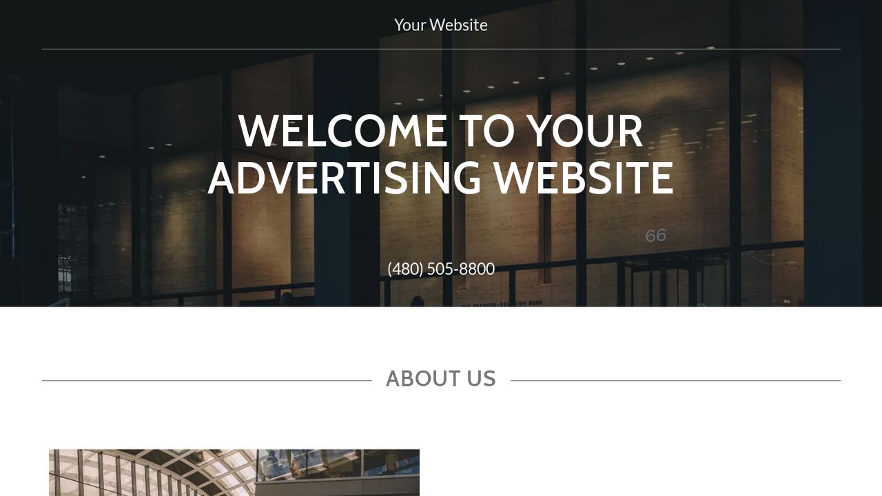 Advertising Website Templates | GoDaddy