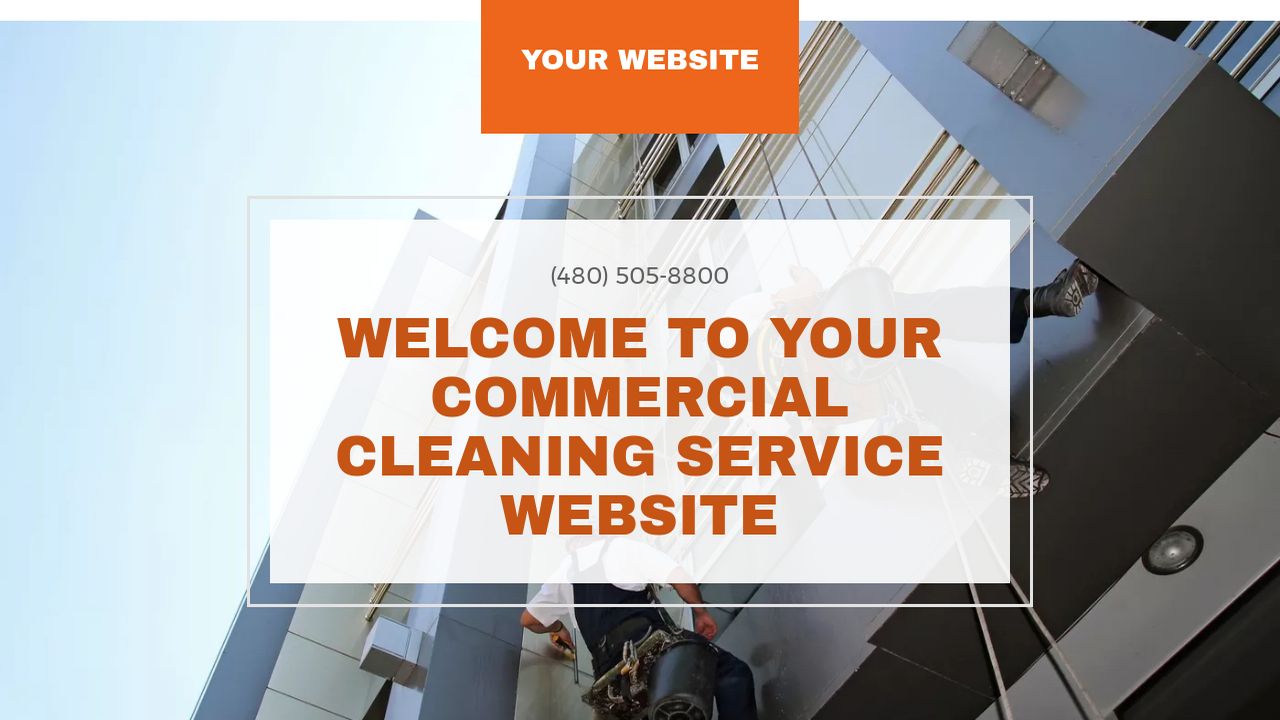Commercial Cleaning Service Website Templates GoDaddy