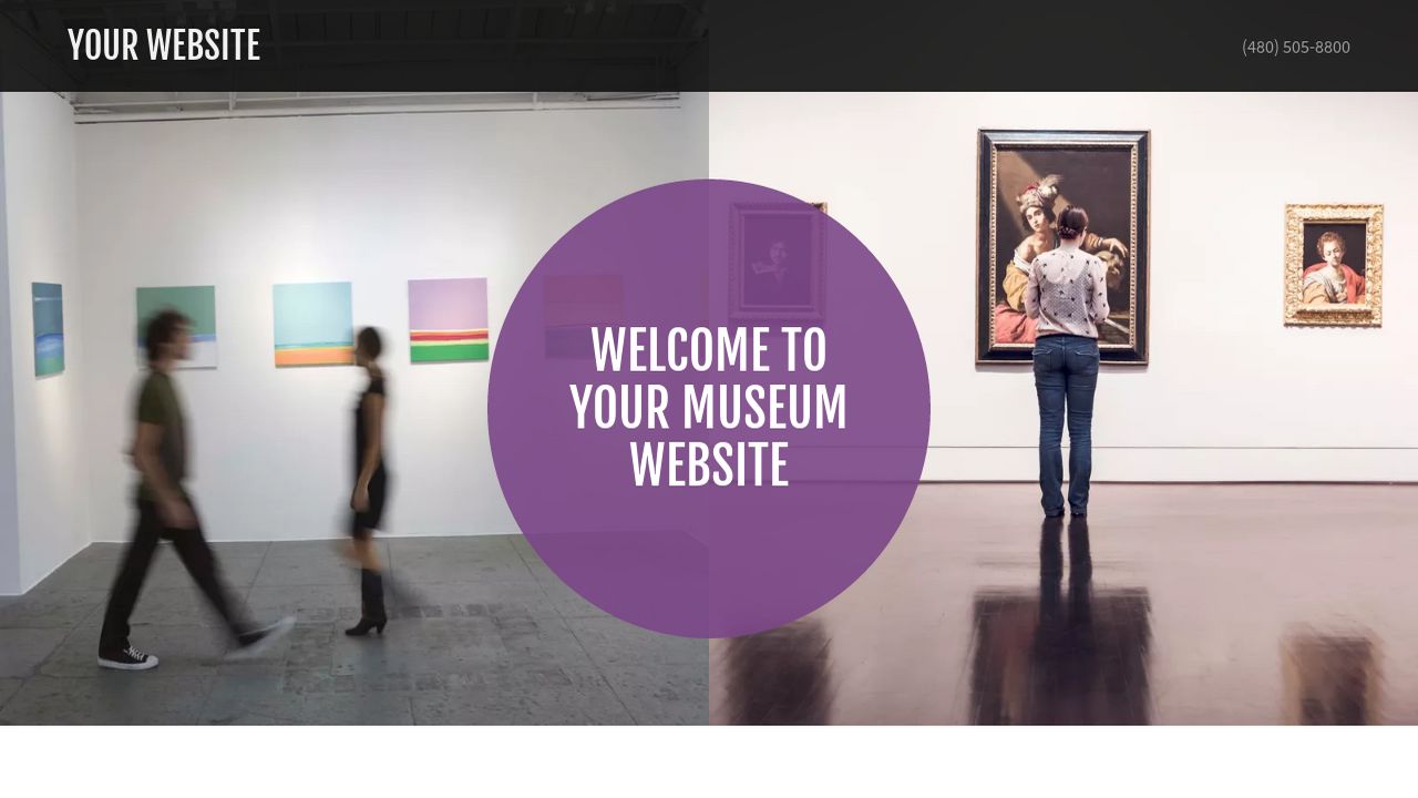 Free download program Website Templates For Museums - todayuno