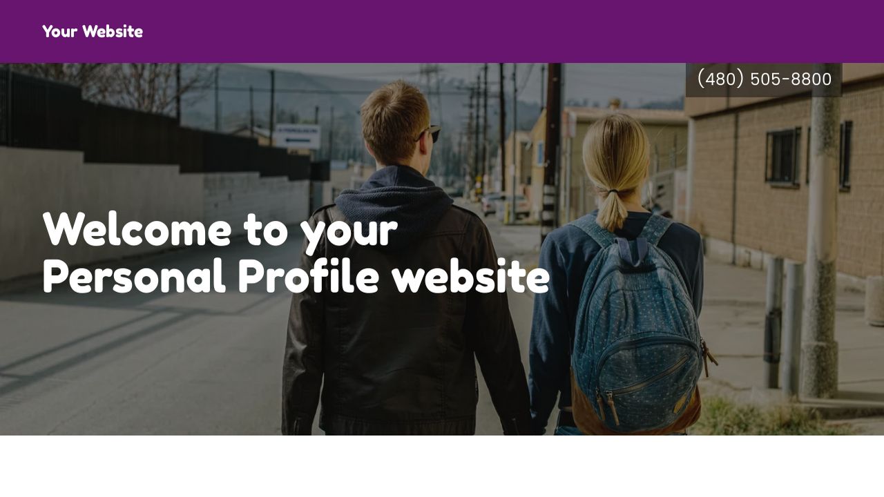 Personal Profile Website Templates | GoDaddy