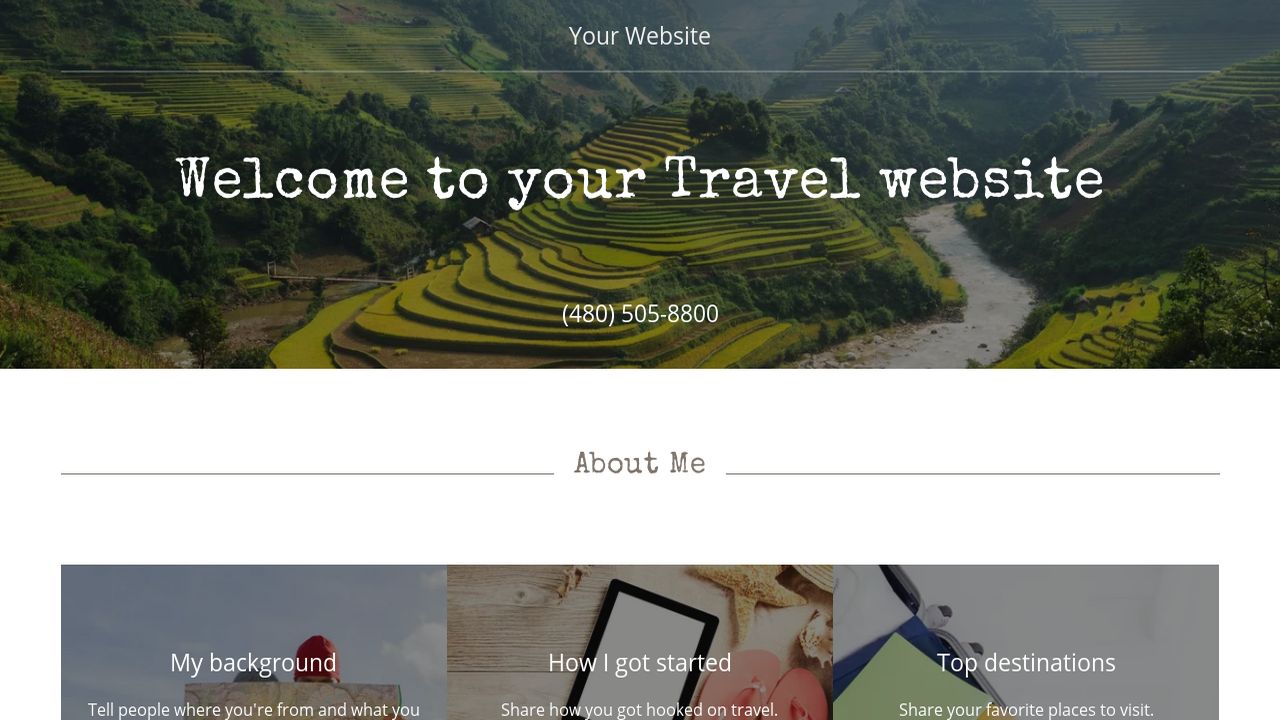 Travel Website Templates | GoDaddy