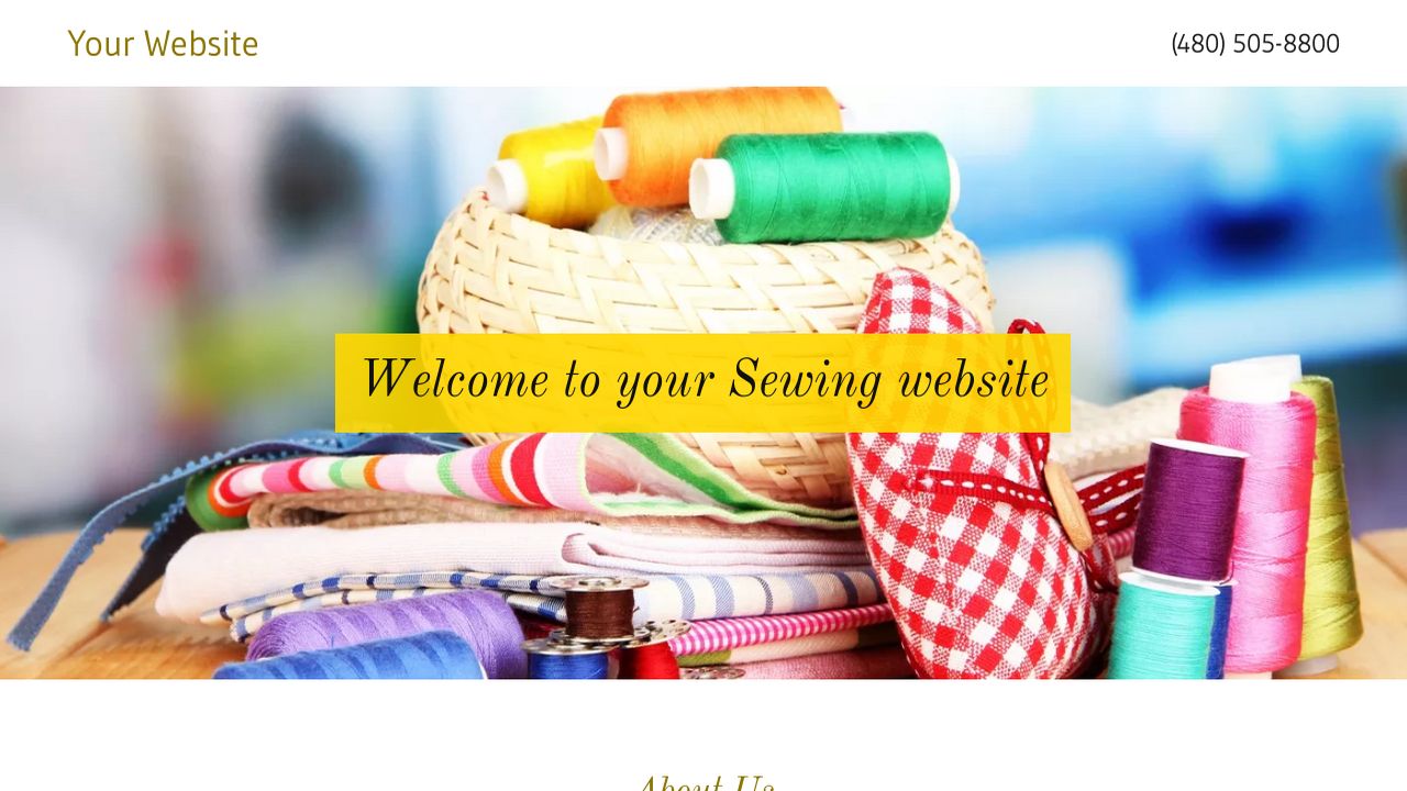 Sewing Website Templates | GoDaddy