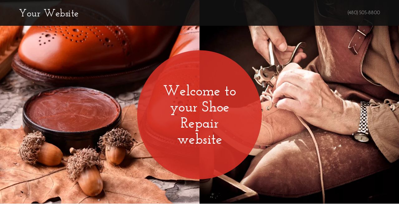 Shoe Repair Website Template - woodteam